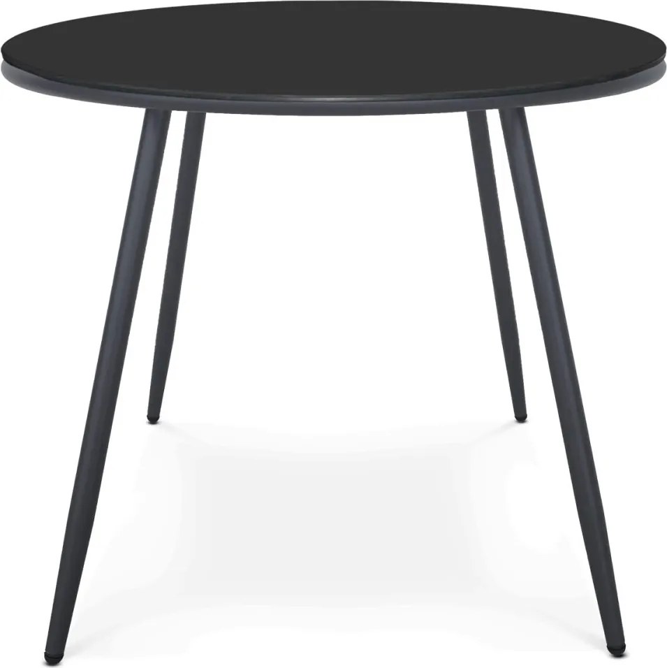 Zahradní stůl 90x90cm AZT-L1352 GREY, kov, šedá