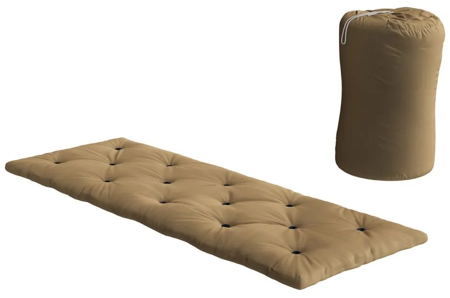 Extra měkká futonová matrace v hořčicové barvě 70x190 cm Bed In A Bag – Karup Design