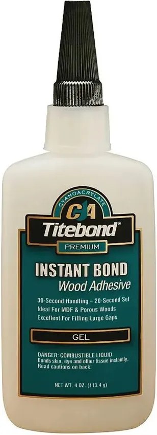 Titebond | Instant Gel – držet 20 s / gelové pro vyplnění mezer (59 ml)