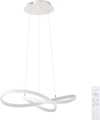 BRILAGI - LED Stmívat. lustr na lanku INFINITY LED/55W/230V 50x50 cm bílá + DO
