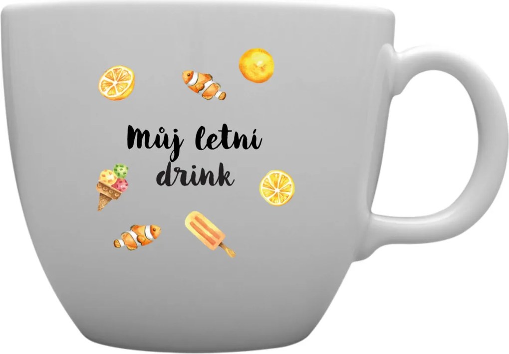 Personalizovaný MEGA XXL keramický hrnek 1 000 ml s letním mixem