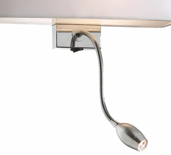 Ideal Lux - LED Flexibilní nástěnná lampa HOTEL 1xE27/60W + LED/1,5W/230V