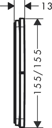 Hansgrohe ShowerSelect Comfort Q, ventil pod omítku pro 3 spotřebiče, černá matná, HAN-15587670