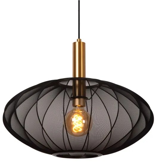 Lucide 03447/52/30 - Lustr na lanku CORINA 1xE27/40W/230V pr. 50 cm černá
