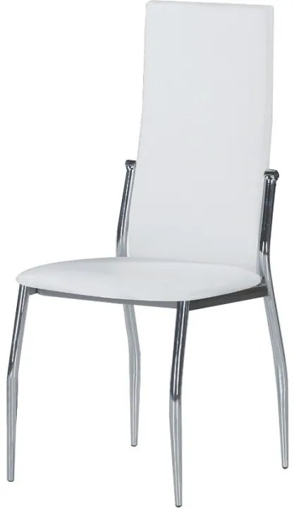 Židle v jednoduchém moderním provedení bílá SOLANA