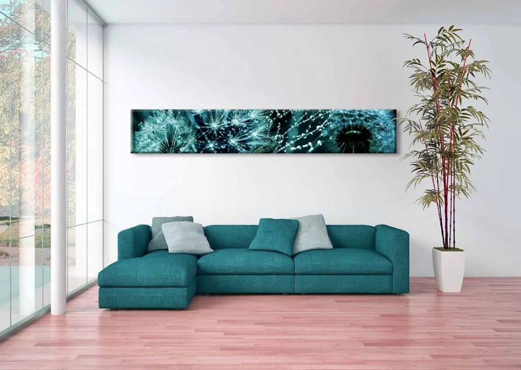 Obraz pampeliška Green Velikost (šířka x výška): 180x30 cm