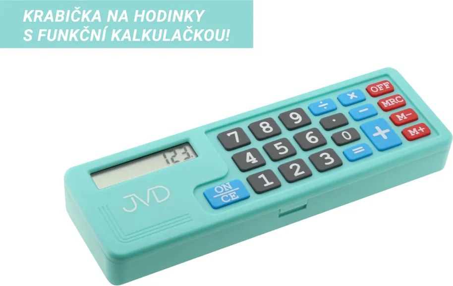 JVD Dětské modro-bílé náramkové hodinky JVD J7117.9 s jednorožcem