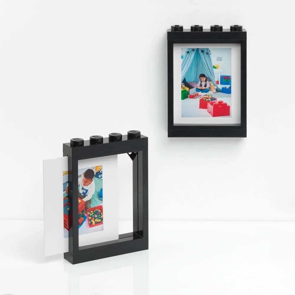 Černý rámeček na fotku LEGO®, 19,3 x 26,8 cm