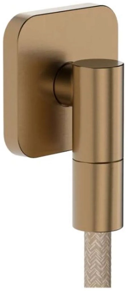 Hansgrohe FixFit Fine Q - Nástěnné kolínko, kartáčovaný bronz 28884140