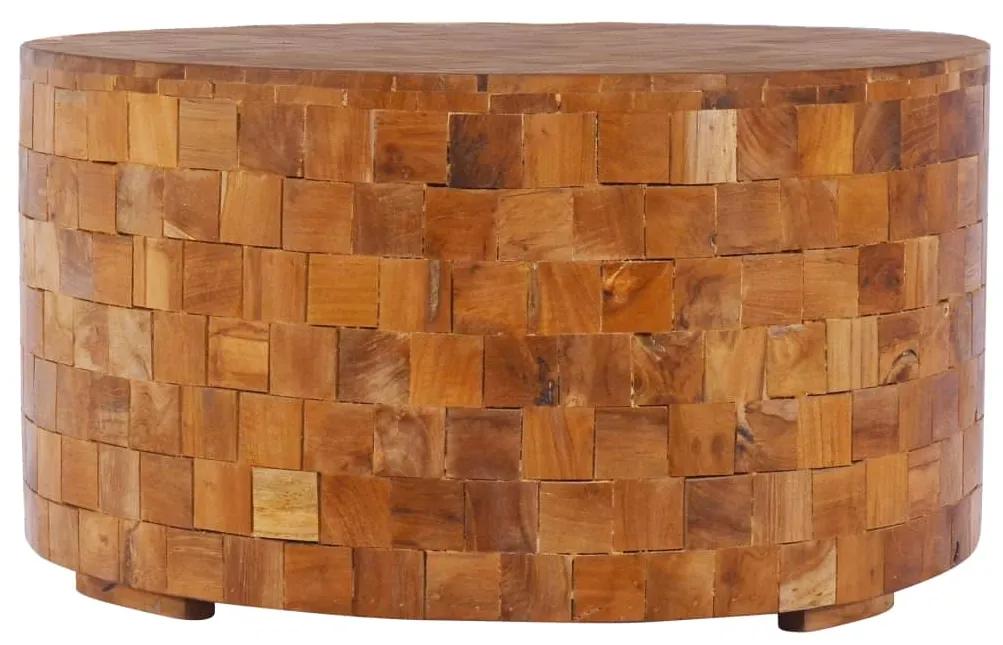 288811 vidaXL Konferenční stolek 60 x 60 x 35 cm masivní teakové dřevo