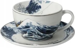 Šálek cappuccino vlny 250 ml Katsushika Hokusai Goebel