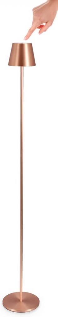 BIZZOTTO Podlahová LED lampa ETNA 115cm bronzová 0827771