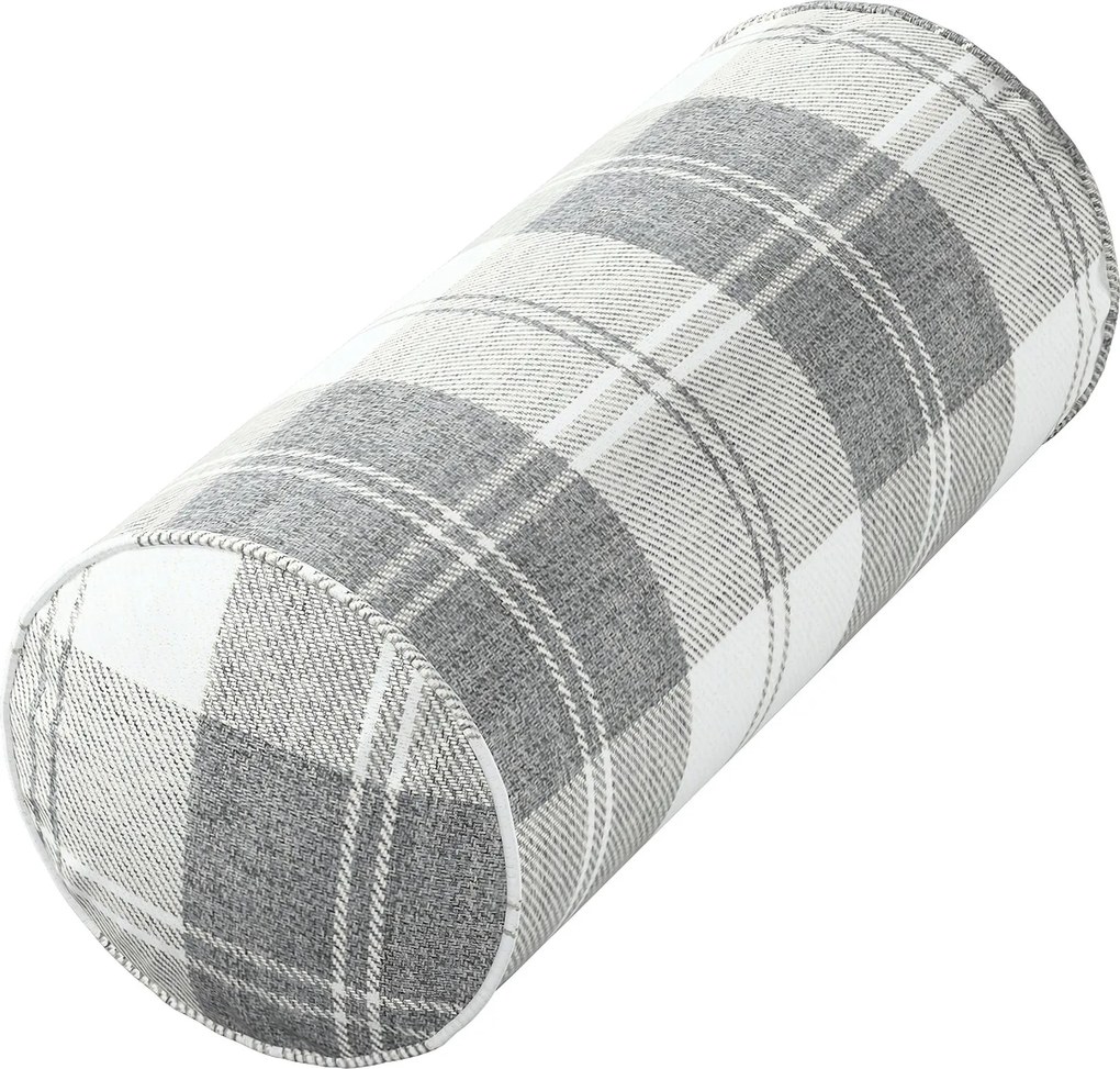 Potah na válec IKEA Ektorp barva šedá látka pletený vzor, vzorované