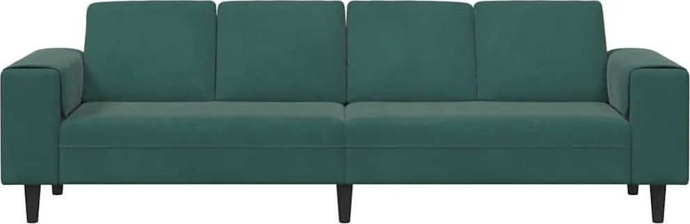 Pohovka do obývacího pokoje Tmavě zelená 250 x 77 x 76 cm 3335093