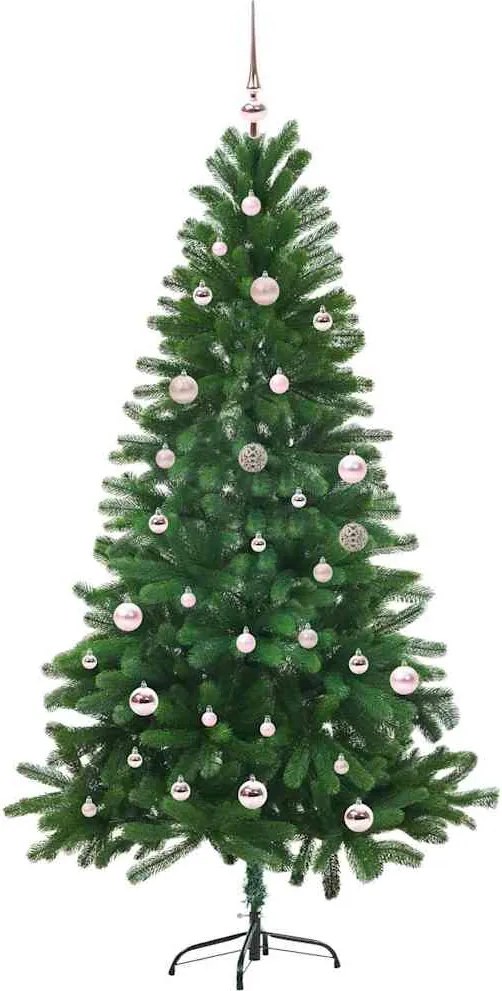 Vánoční stromeček s 150 LED diodami s stojanem Zelená 150 cm PE 3396320