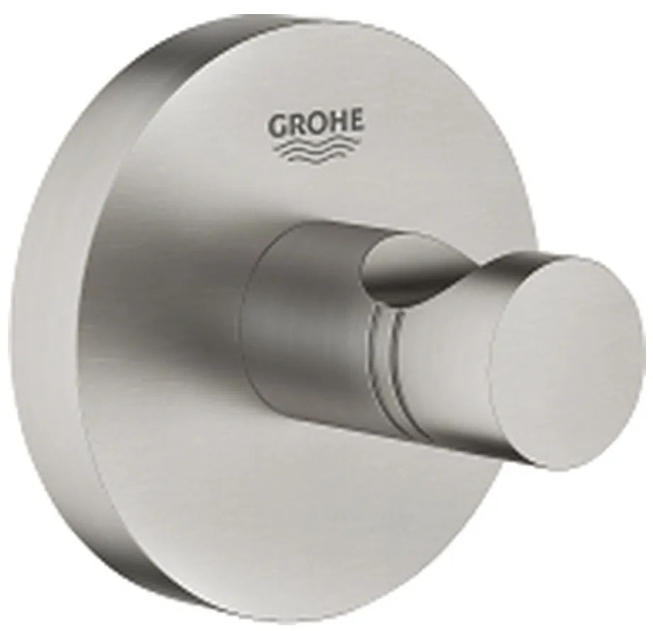 Grohe Essentials - Háček na koupací plášť, supersteel 40364DC1