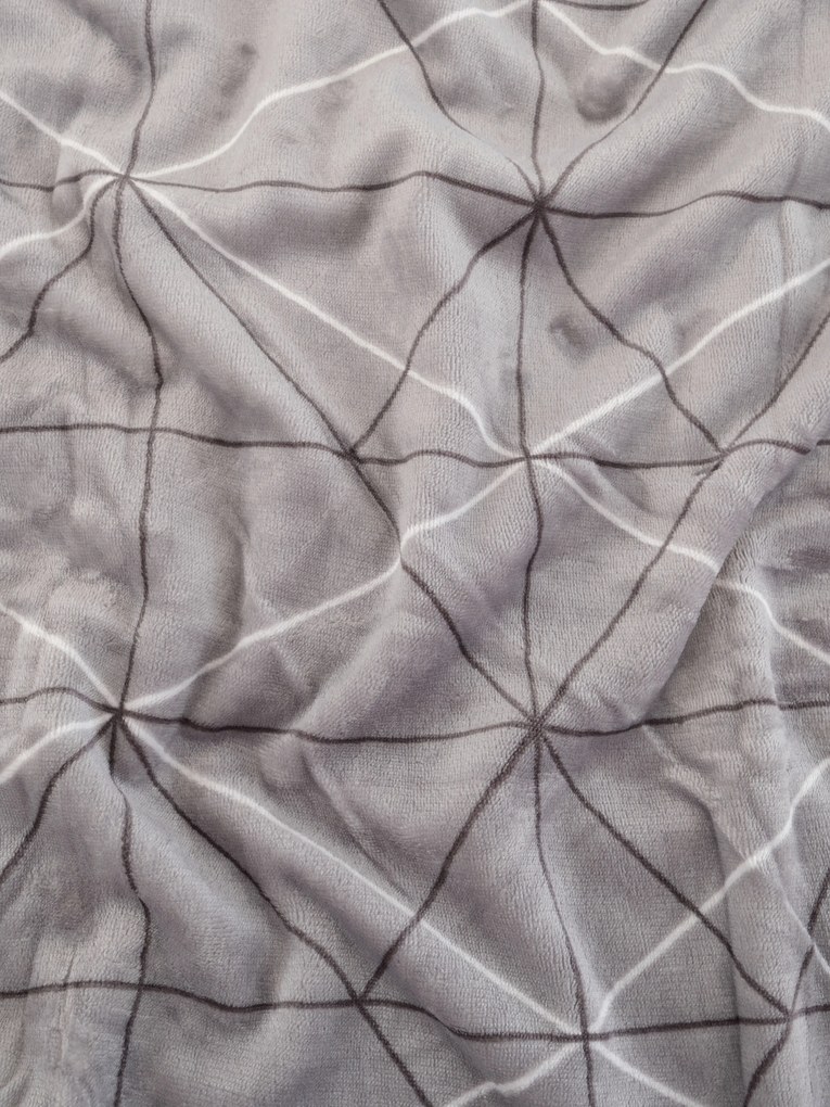 MK Lůžkoviny Povlak na polštář mikroplyš Exclusive 50 x 70 cm - Sebastian šedý