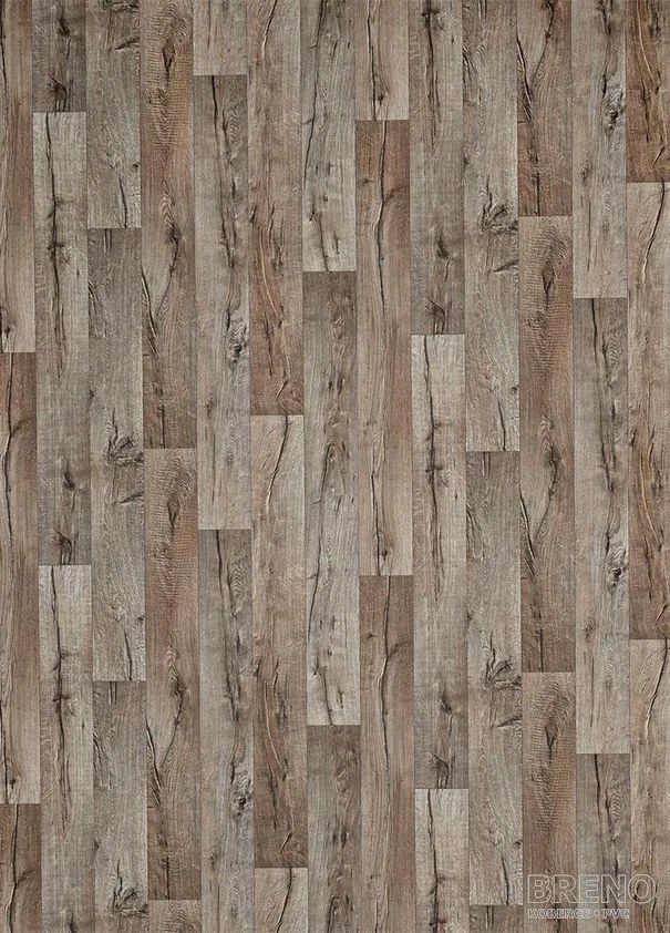 Breno PVC MAXIMA PLUS Hunter Oak S39, šíře 300 cm