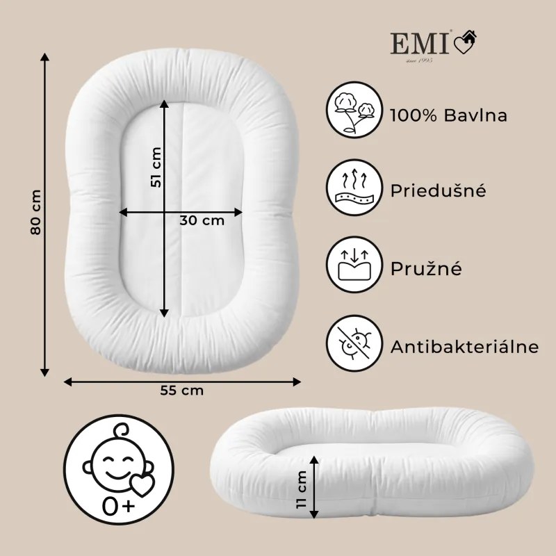 Hnízdo pro miminko Luni EMI