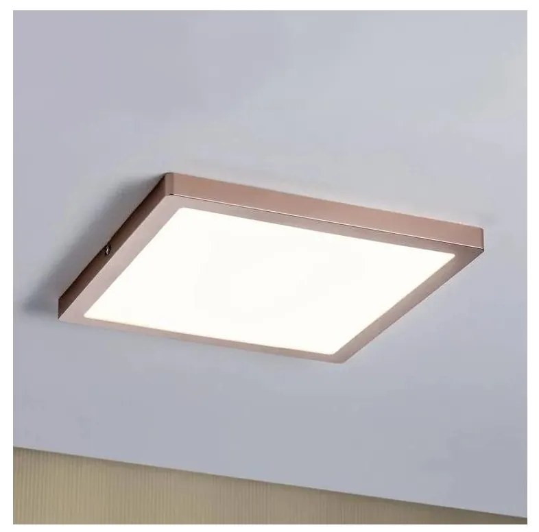 Paulmann 70873 - LED/24W Stmívatelný panel ATRIA 230V 2700K 30x30 cm rose gold
