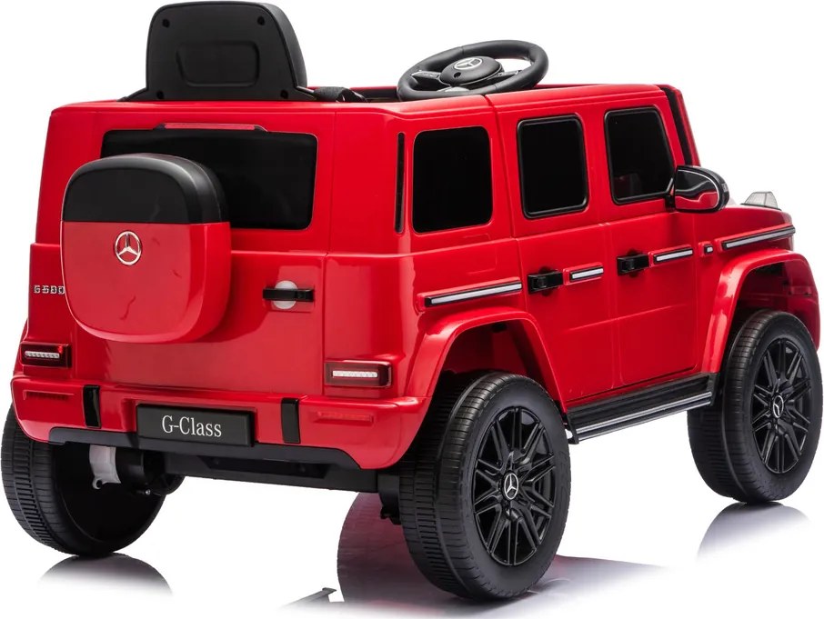 LEAN CARS Akumulátorové vozidlo Mercedes G 4x4 24 V 2580, červené
