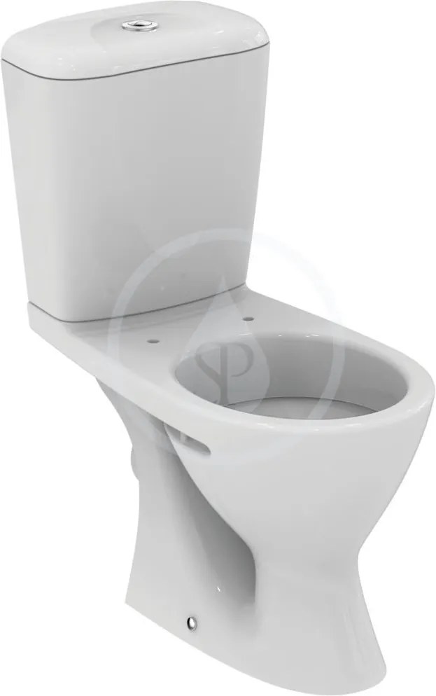 IDEAL STANDARD - Eurovit WC kombi mísa s nádržkou, zadní odpad, bílá W903401