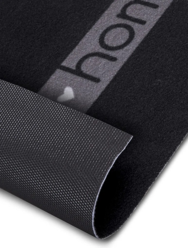 Hanse Home, Běhoun Cook & Clean 105732 Black White Grey, 50x150, černá, kuchyně