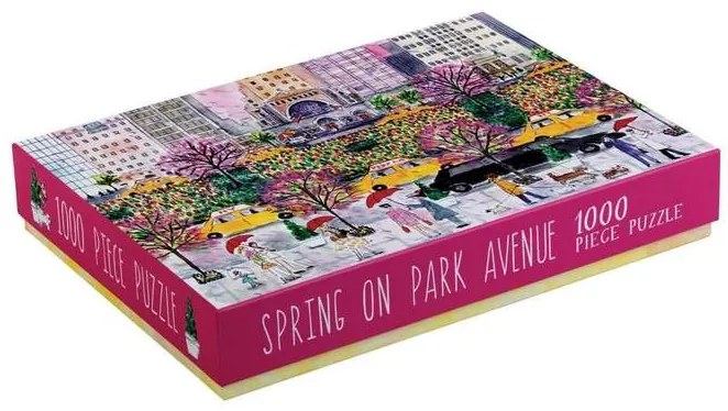 Galison Puzzle Jaro v parku Avenue 1000 dílků