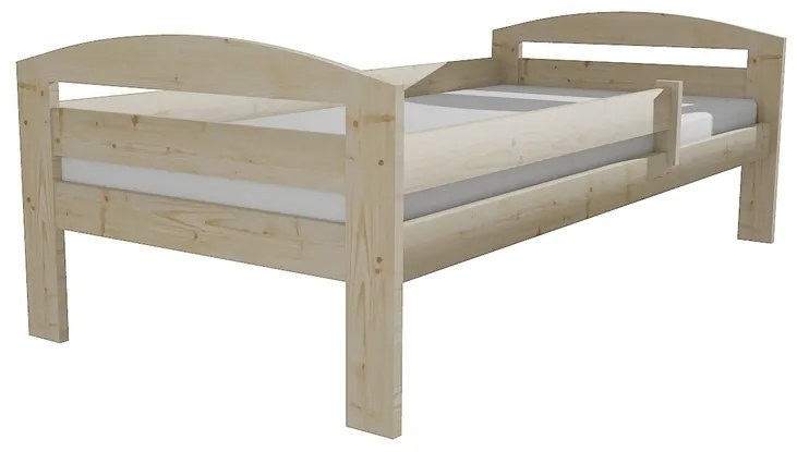 Vomaks Dětská postel M 010 NEW* 80 x 200 cm surové dřevo