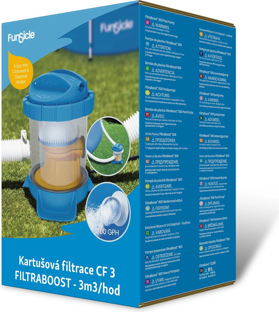 CF Kartušová filtrace FILTRABOOST 800 3m3/hod