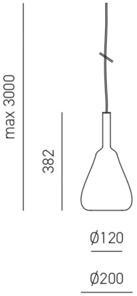 Designové závěsné svítidlo Gea Luce Ofelia S/11 Barva skla: Transparentní sklo, Barva montury: Bílá