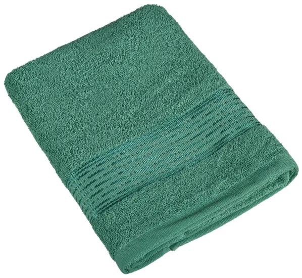 Bellatex Froté ručník a osuška kolekce Proužek tmavá zelená velikost Ručník - 50x100 cm