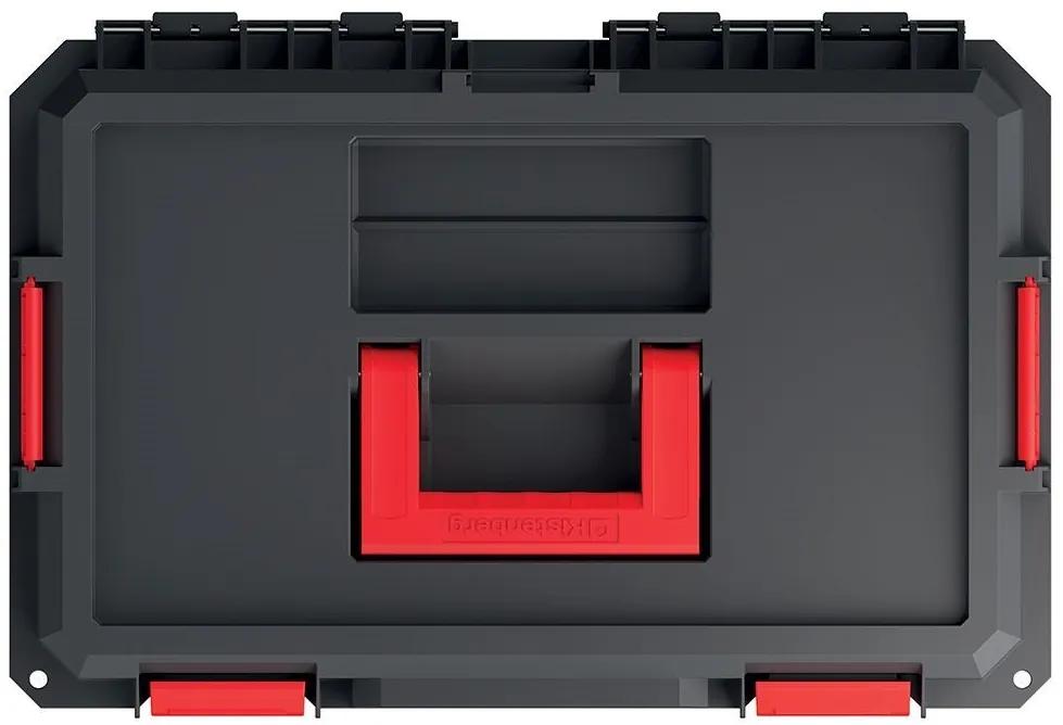 Kufr na nářadí MODIXX 53 x 35,5 x 31 cm černo-červený
