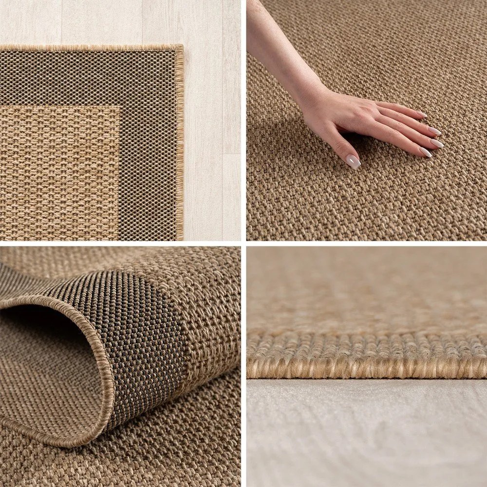 Kulatý vnitřní a venkovní koberec ø 120 cm Timber 1402 – Ayyildiz Carpets
