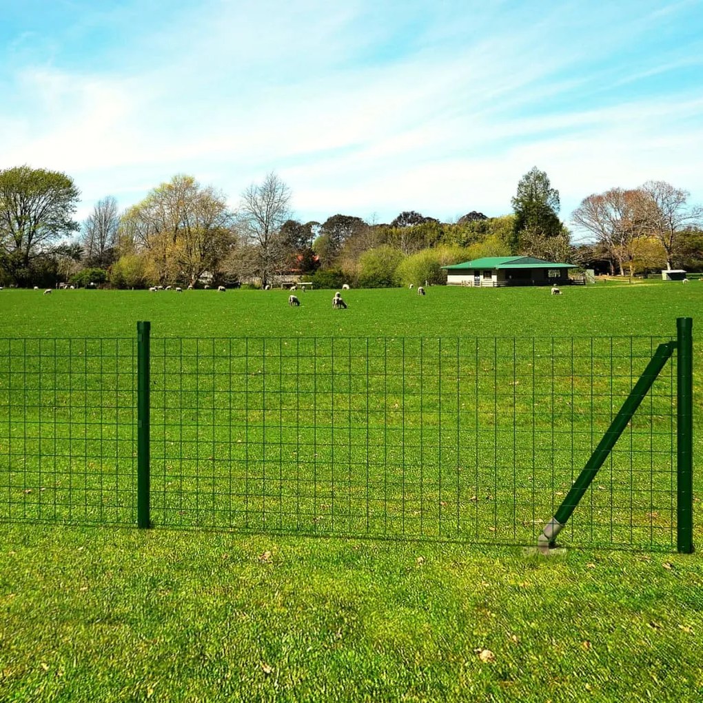 Euro plot ocel 10 x 1,7 m zelený 142375
