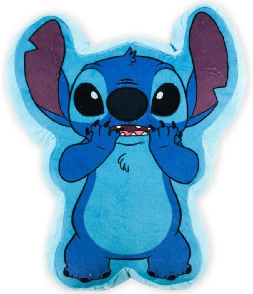 Tvarovaný polštář Lilo &amp; Stitch - motiv Stitch - 25 x 30 cm
