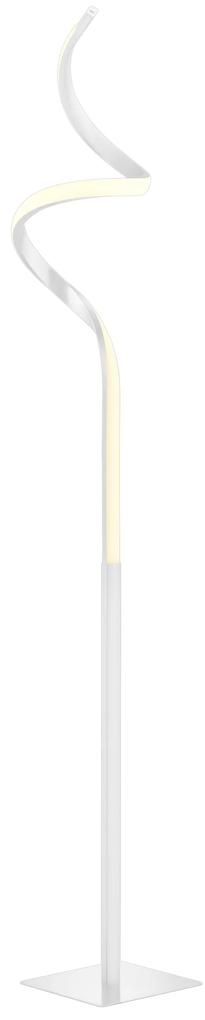 Trio Leuchten R42051131 COURSE - LED stojací bílá obýváková lampa stmívatelná dotykem na senzor, LED 11W, 3000K, 950lm