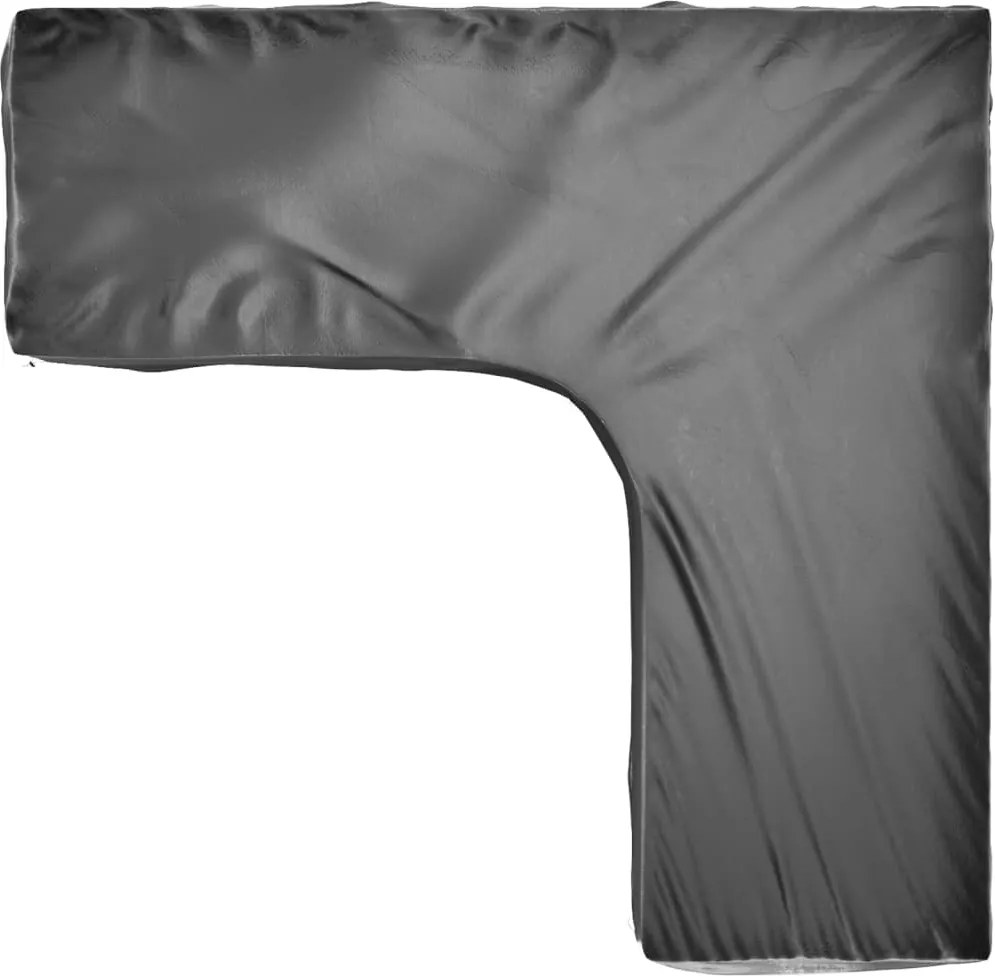 Plachty na zahradní nábytek tvar L 2 ks 16 oček 285x285x90 cm 3155374