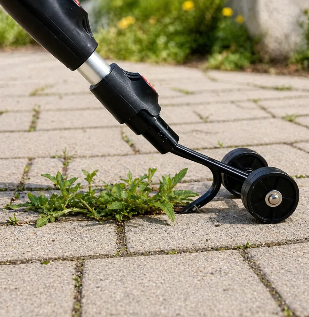 Zaparkorun Vytrhávač plevele s kolečky a hákem