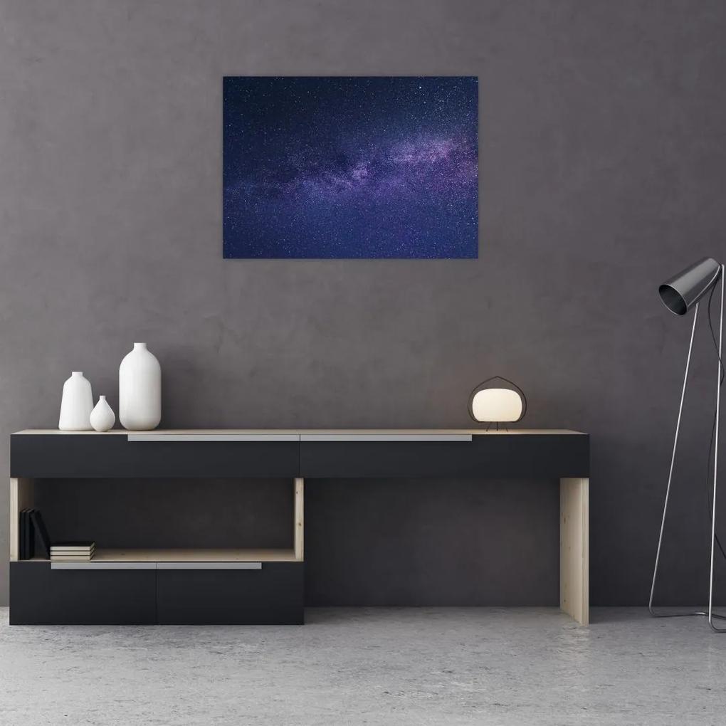 Skleněný obraz galaxie (70x50 cm)