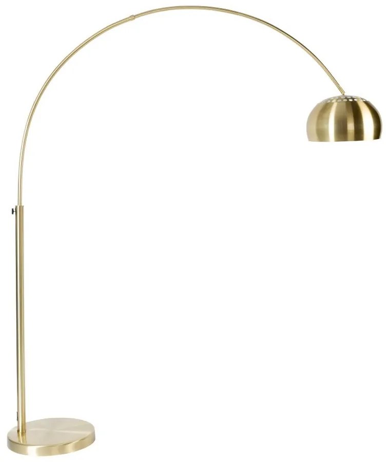 Stojací lampa v mosazné barvě Zuiver Bow