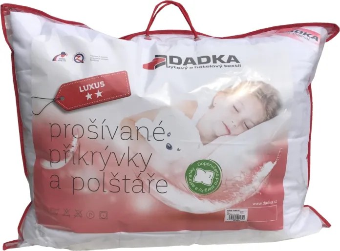 DADKA VRACOV Polštář LUXUS COMFORT bílá 90x100 cm