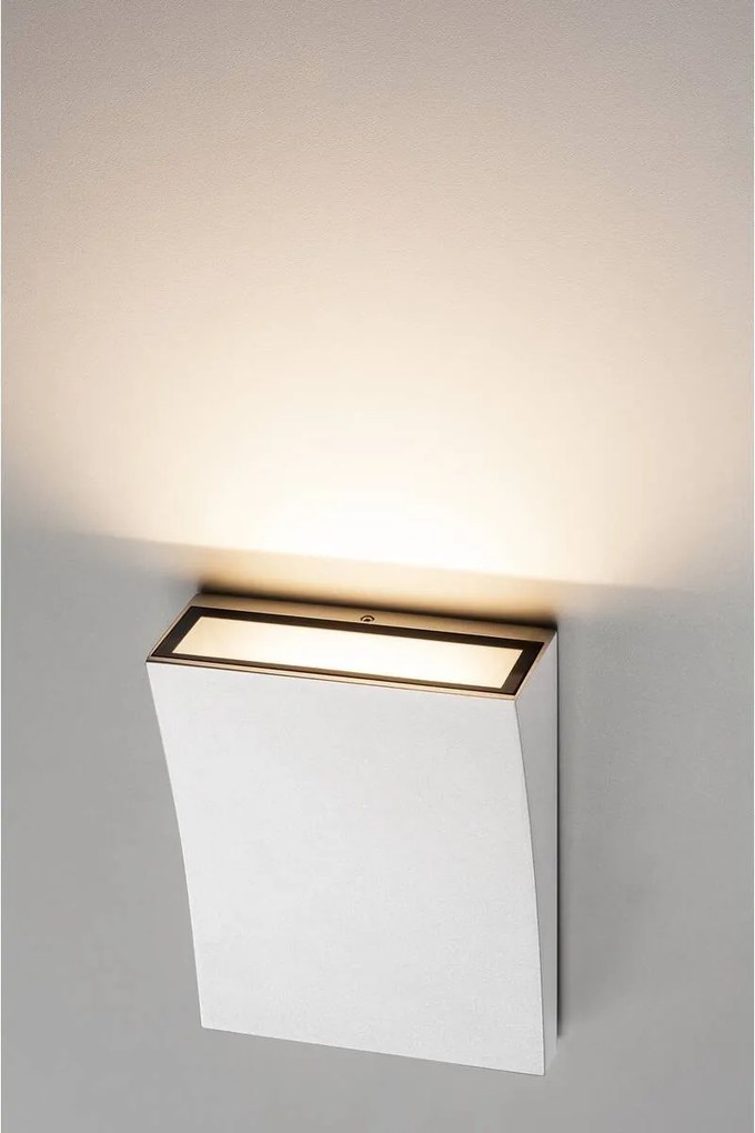 LA 1000340 DELWA WIDE LED venkovní nástěnné svítidlo 3000K 100° bílá IP44 - BIG WHITE (SLV)