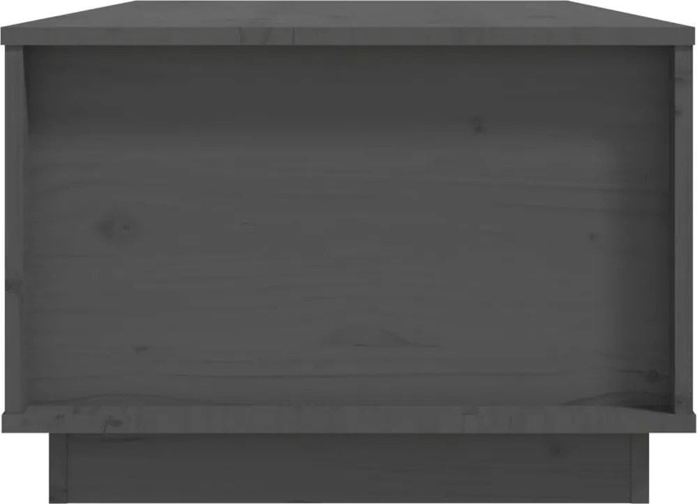 vidaXL Konferenční stolek 100x50x35 cm masivní borové dřevo [813422] Barva: Bílá
