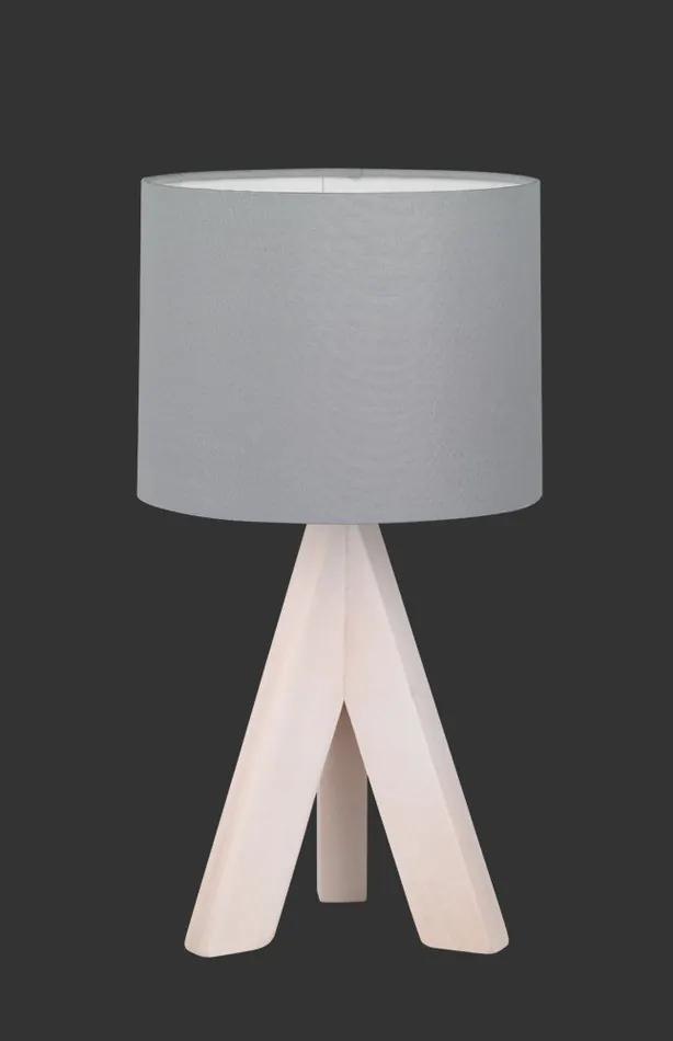 Trio GING R50741042 Noční stolní lampa dřevo dřevo excl. 1 x E14, max. 40W IP20