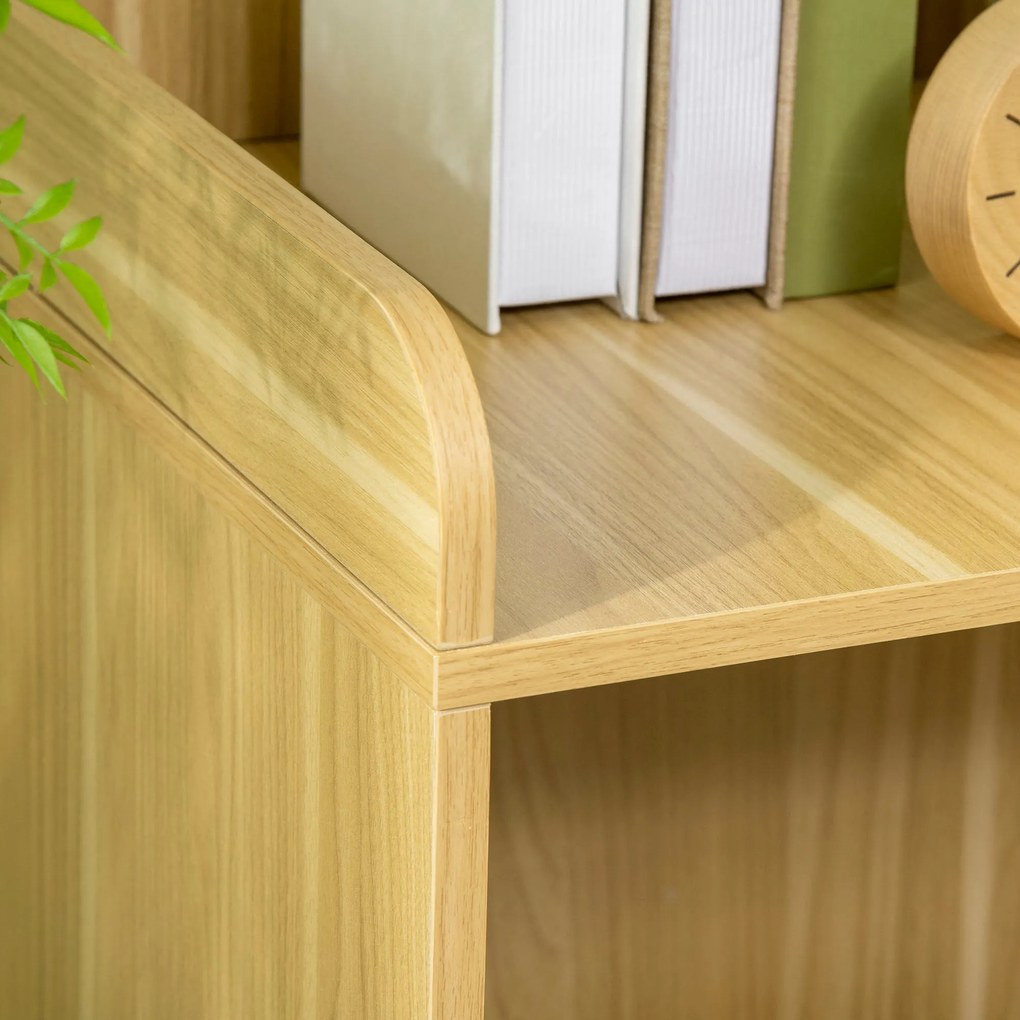 PawHut Kočičí záchodová skříňka, kabinet na kočičí záchod, 3 úrovně, oddělení uzavřené dveřmi, 1 polštář, 60 x 45 x 103 cm