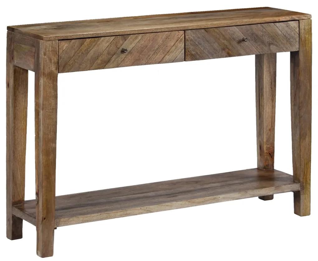 244969 vidaXL Konzolový stolek z mangovníkového dřeva 118 x 30 x 80 cm