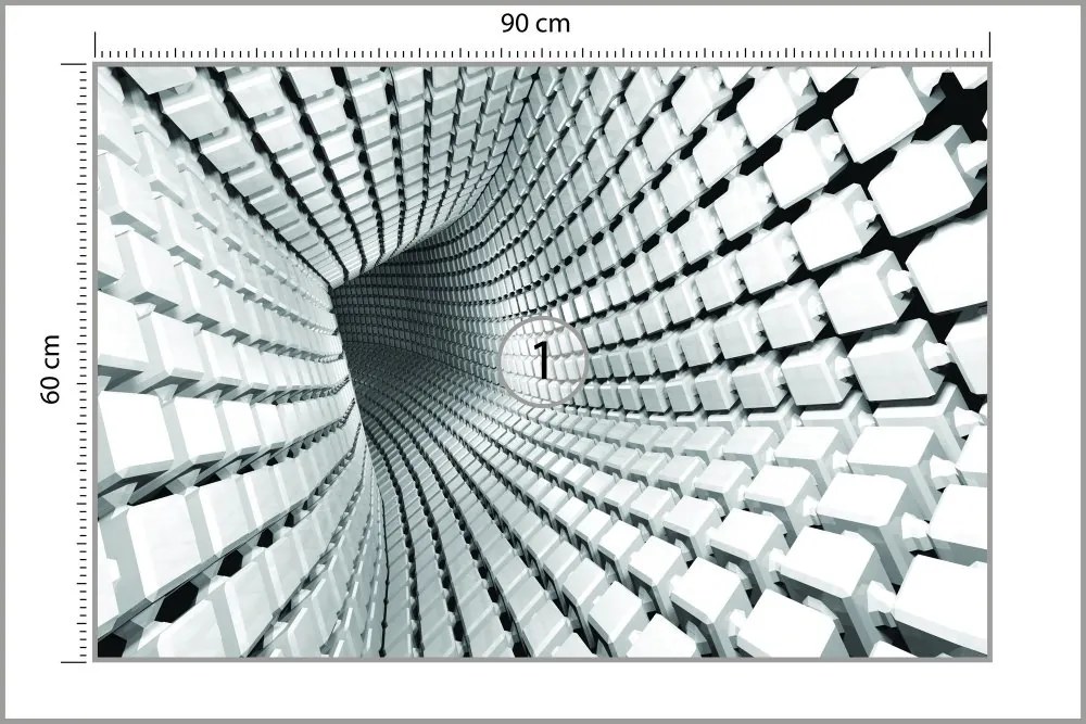 Fototapeta Les V Mlze Samolepící tapety 152.5x104