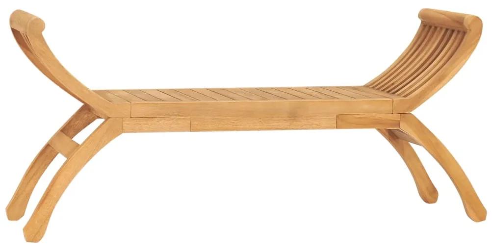 316150 vidaXL Zahradní lavice 120 cm masivní teakové dřevo
