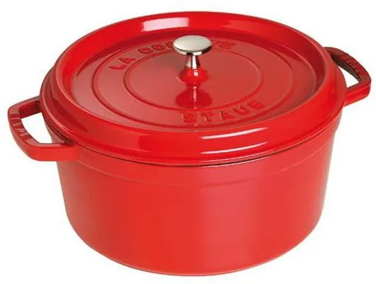 Staub Cocotte hrnec kulatý, višňová, 26 cm